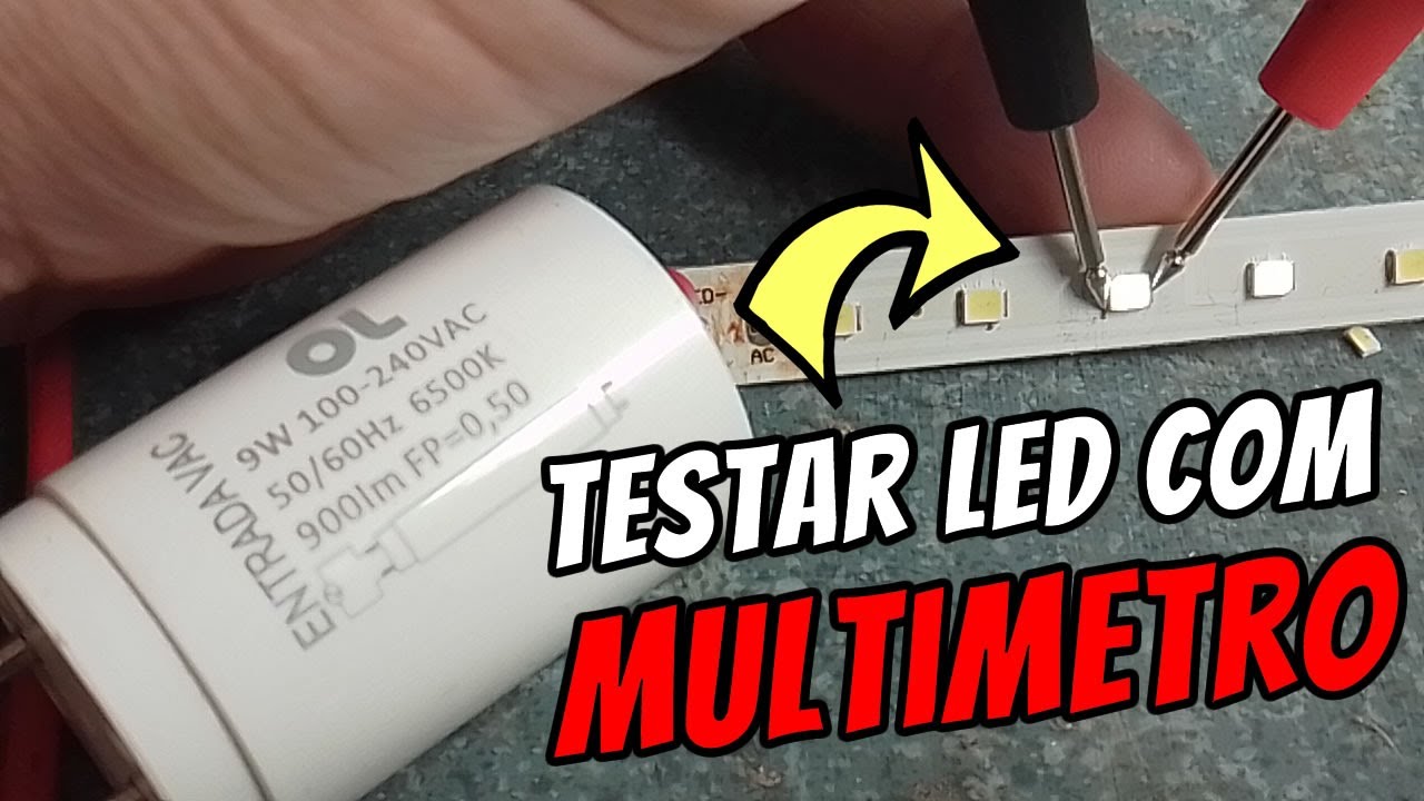 Como Testar os LEDs SMD usando um Multimetro - YouTube