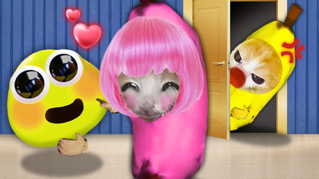 Birthday Surprise: Poulina Finds a Family with Banana Cats! | Bou's ...