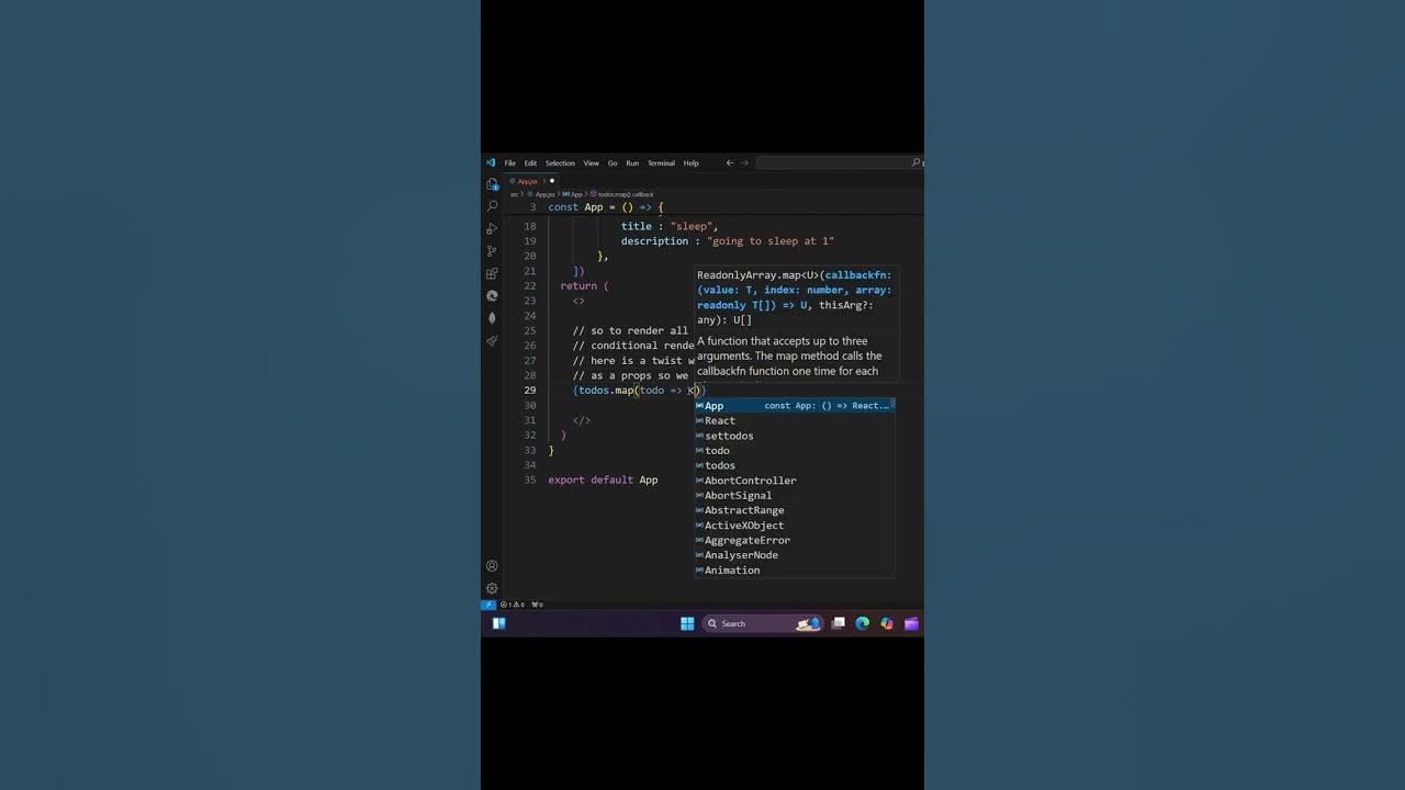 Basic Todo App in React Js #reacttutorial #reactjstutorial #react #reactjs #reactforbeginners ...