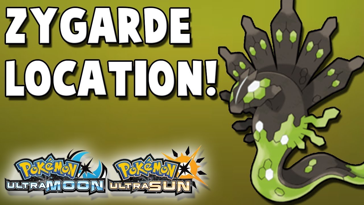 How to get Zygarde (#263) in Pokemon Ultra Sun and Ultra Moon Location ...