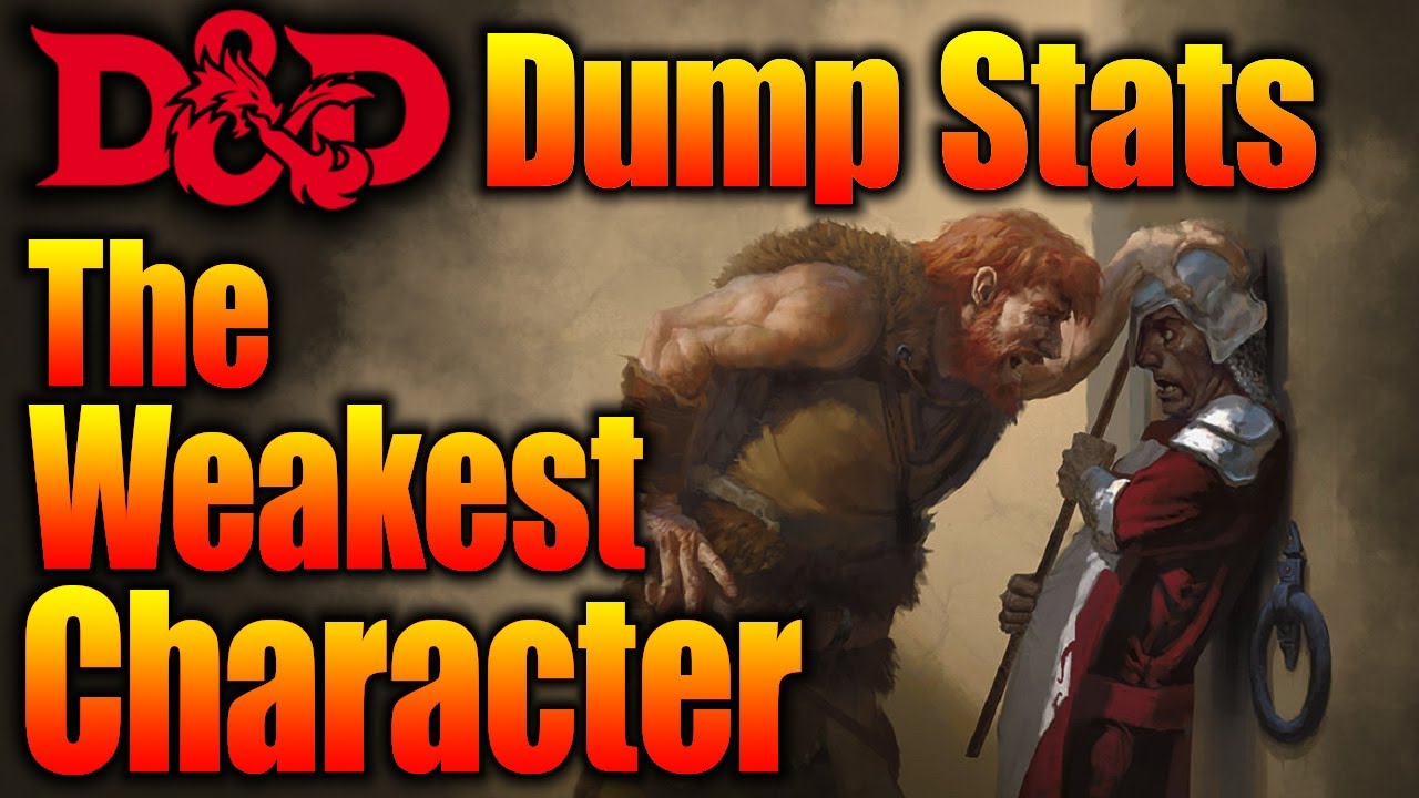 D&D Stats Explained: You Are the Weakest D&D Character - YouTube