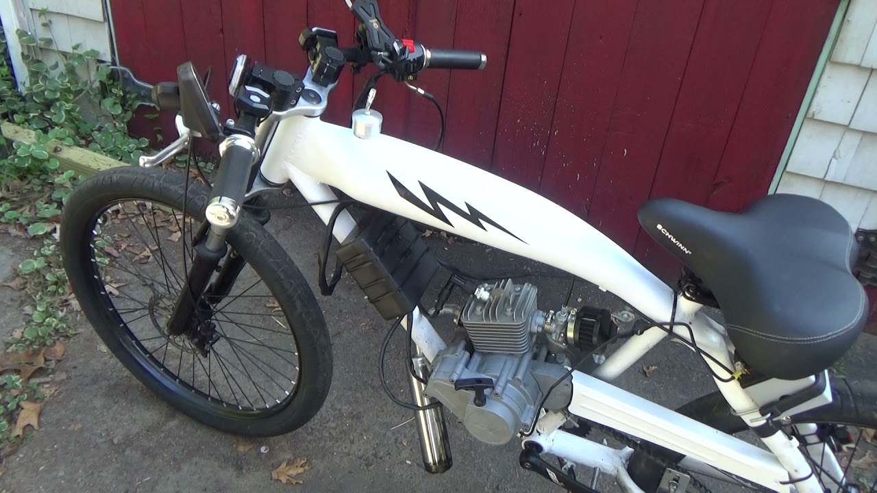 F Zero BT 80 Motorized Bicycle - YouTube