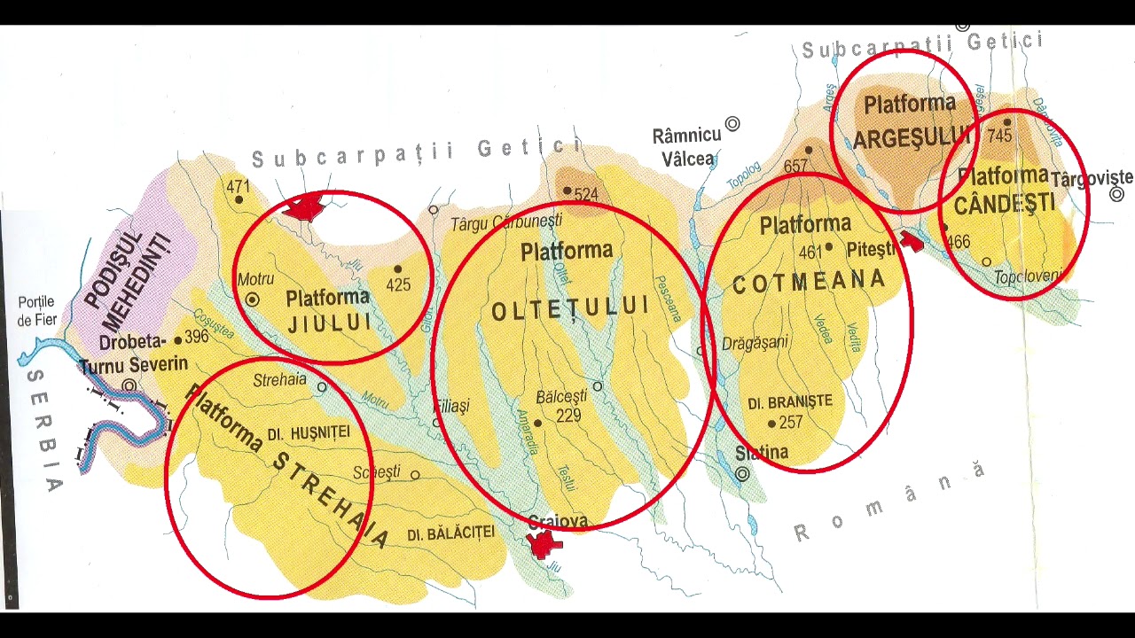LECTII GEOGRAFIE CLASA VIII Podisurile Getic si Mehedinti - YouTube
