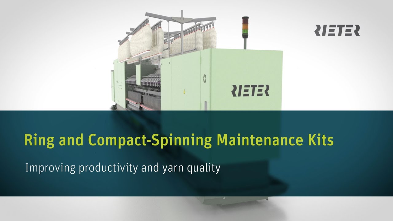Rieter Ring and Compact-Spinning Maintenance Kit Animation - YouTube