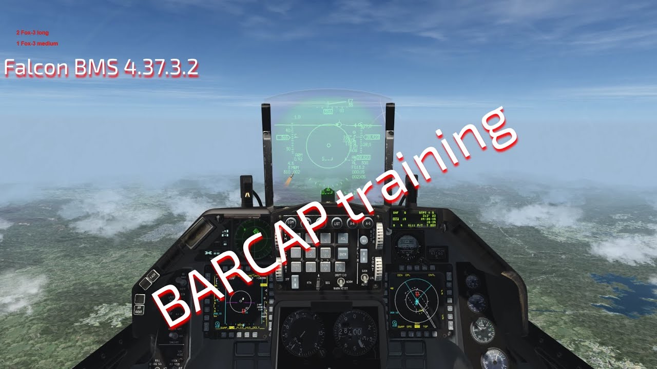 Falcon BMS 4.37 U3.2 | BARCAP training - YouTube