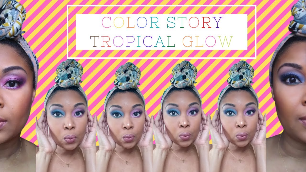 Color Story Tropical Glow | Eyeshadow Palette | Eyeshadow Palette ...