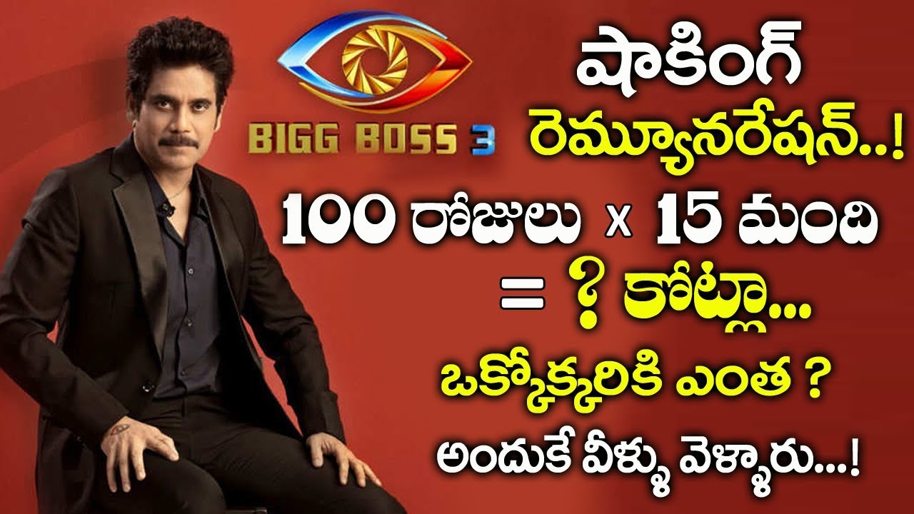 Bigg Boss 3 Telugu Contestants Shocking Remuneration | Sreemukhi | Hema ...