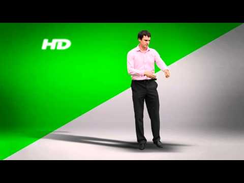 Green Screen People - Man Waiting