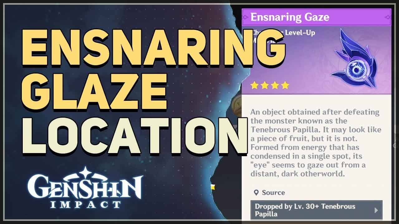 Ensnaring Glaze Location Genshin Impact - YouTube