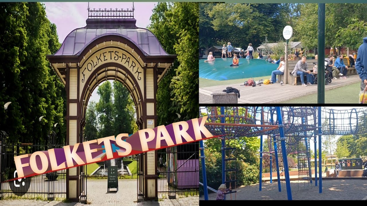 Idag Gick Jag I Folkets Park/MALMÖ MALMÖ - Sweden in 4K- Summer Walking ...