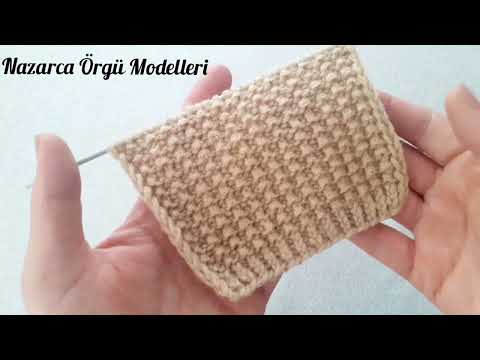🧡BEBEK ÖRGÜLERİNE MODEL 💚KÜÇÜK İLMEKLİ ÖRNEK