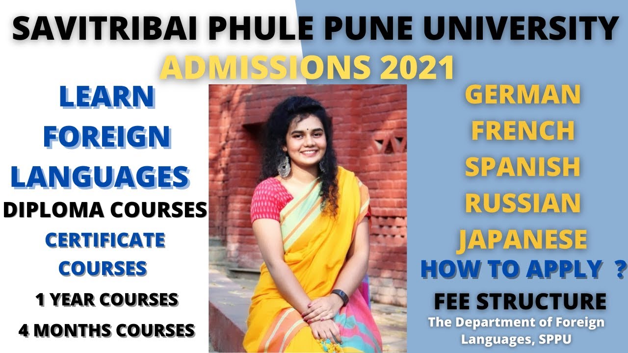 LEARN FOREIGN LANGUAGES Pune University Admissions 2021 SPPU learn-foreign-languages-pune-university-admissions-2021-sppu