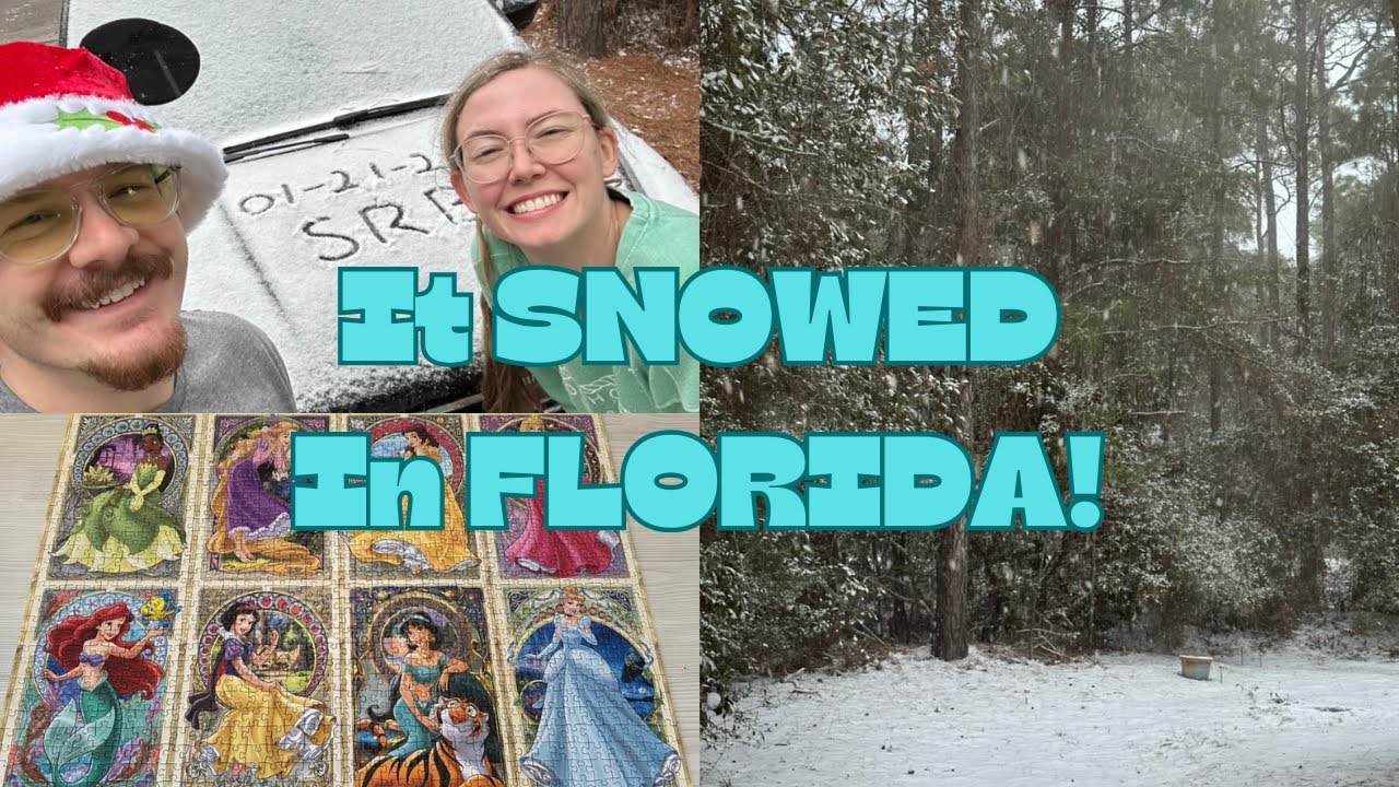 IT SNOWED IN FLORIDA! | A Rare Snow Experience In Florida! - YouTube
