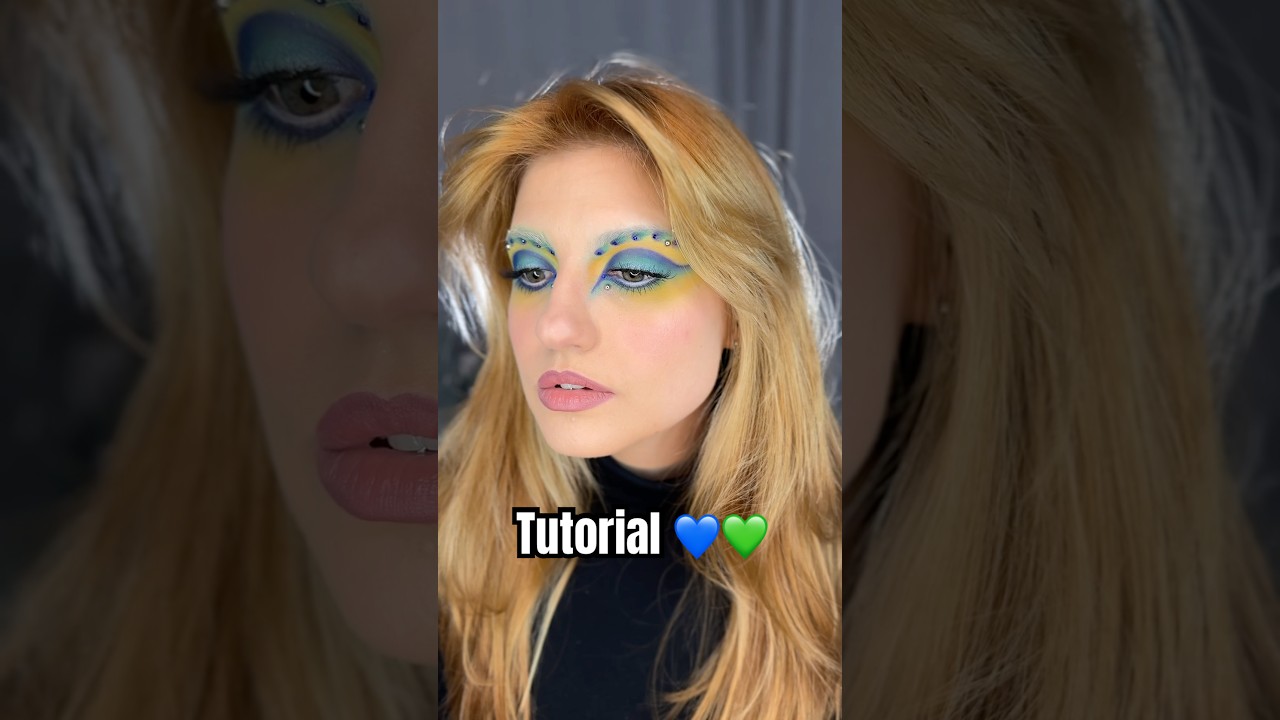 Trust the process,I almost gave up 3 times #artisticmakeup #makeuptutorial #avantgardemakeup # ...