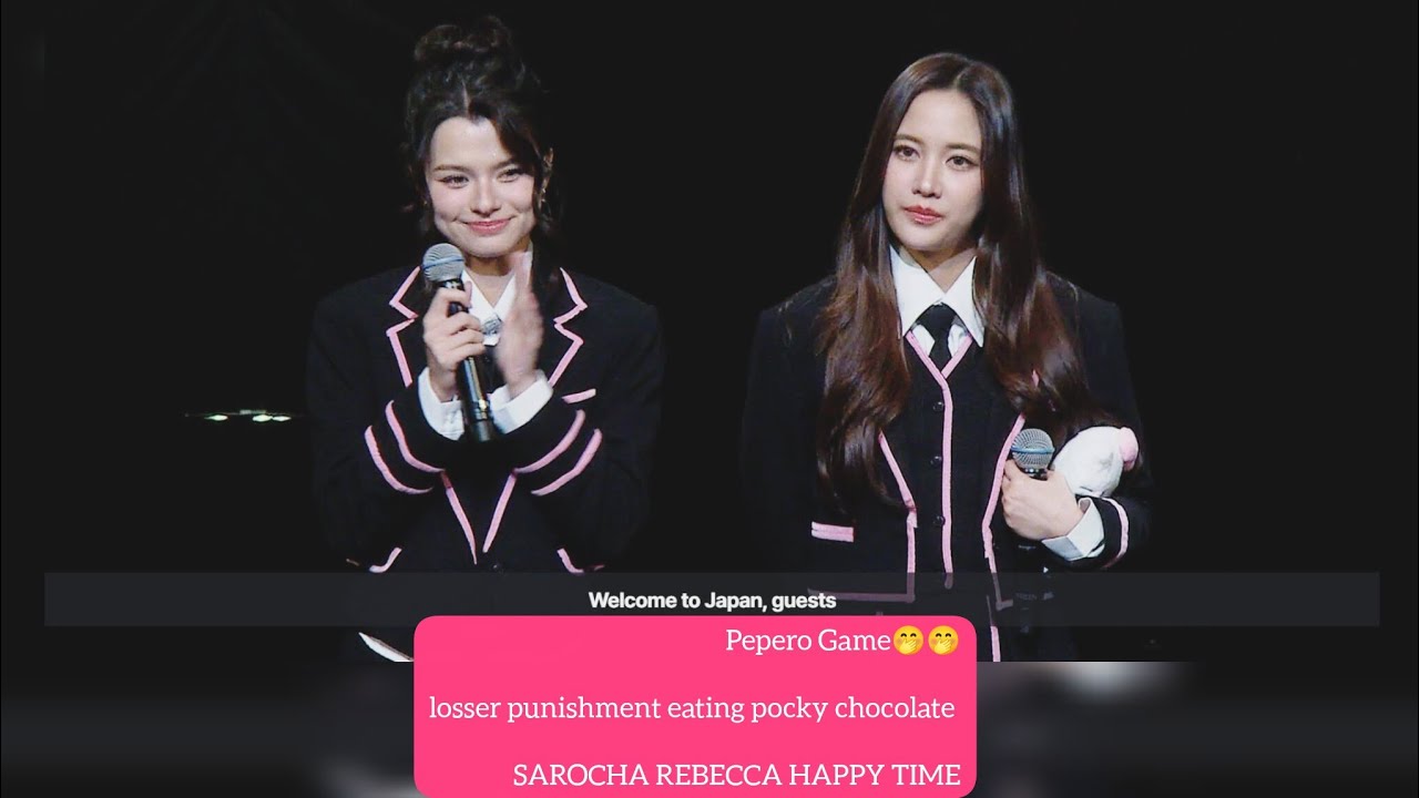 Pepero Game🤭🤭losser punishment eating pocky chocolate SAROCHA REBECCA ...