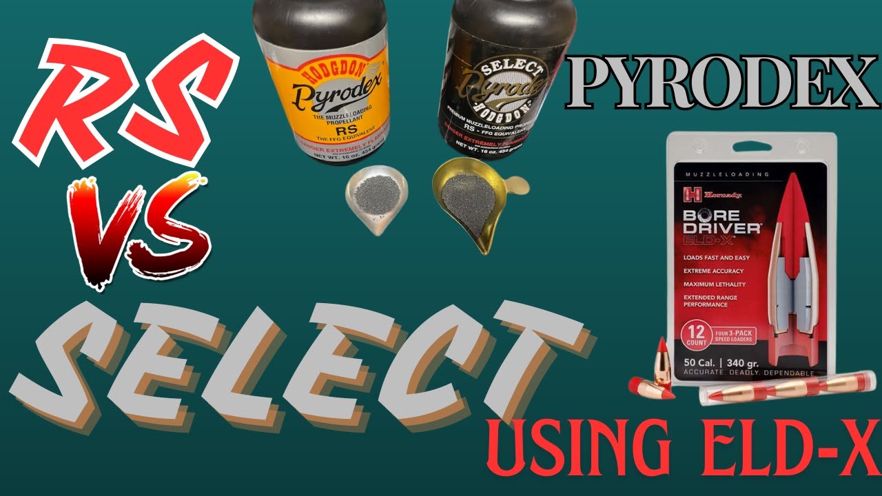 Pyrodex RS vs Select - YouTube