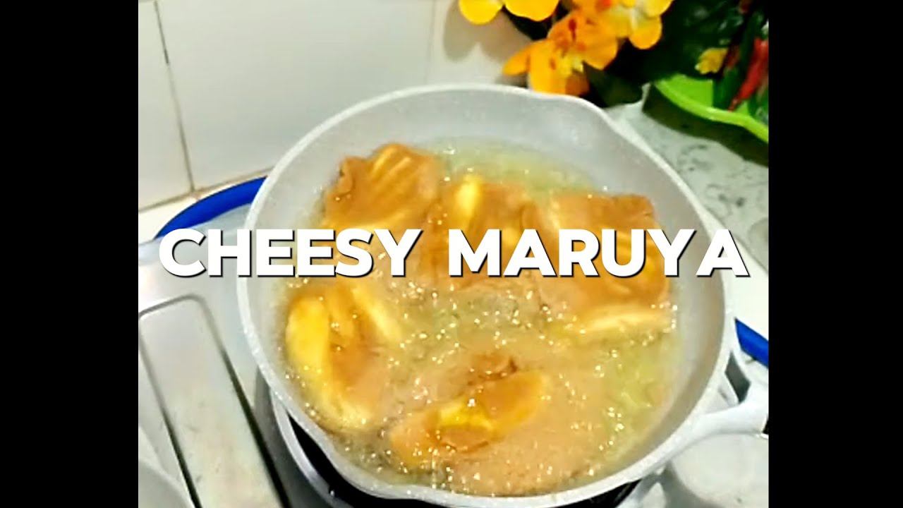 CHEESY MARUYA | Cheesy maruya with milk, masarap na meryenda. Original ...