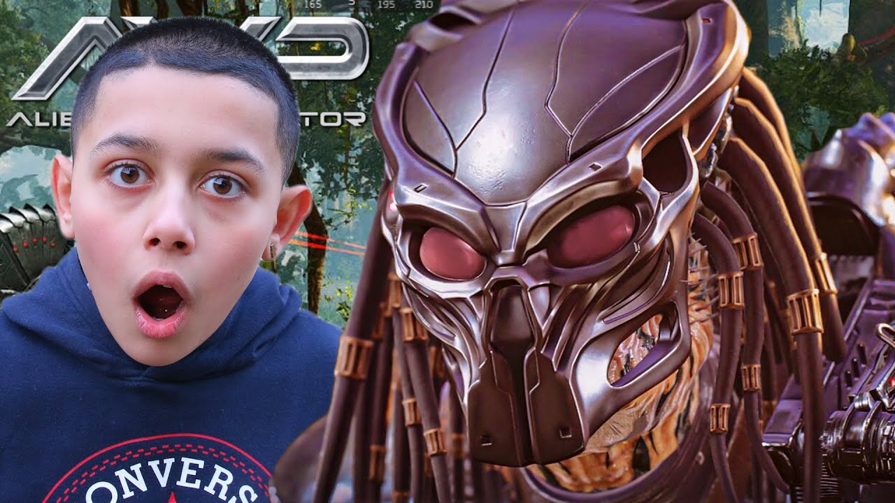 NEW PREDATOR MASK WITH XENOMORPH VISION | Aliens vs Predator Story Mode ...