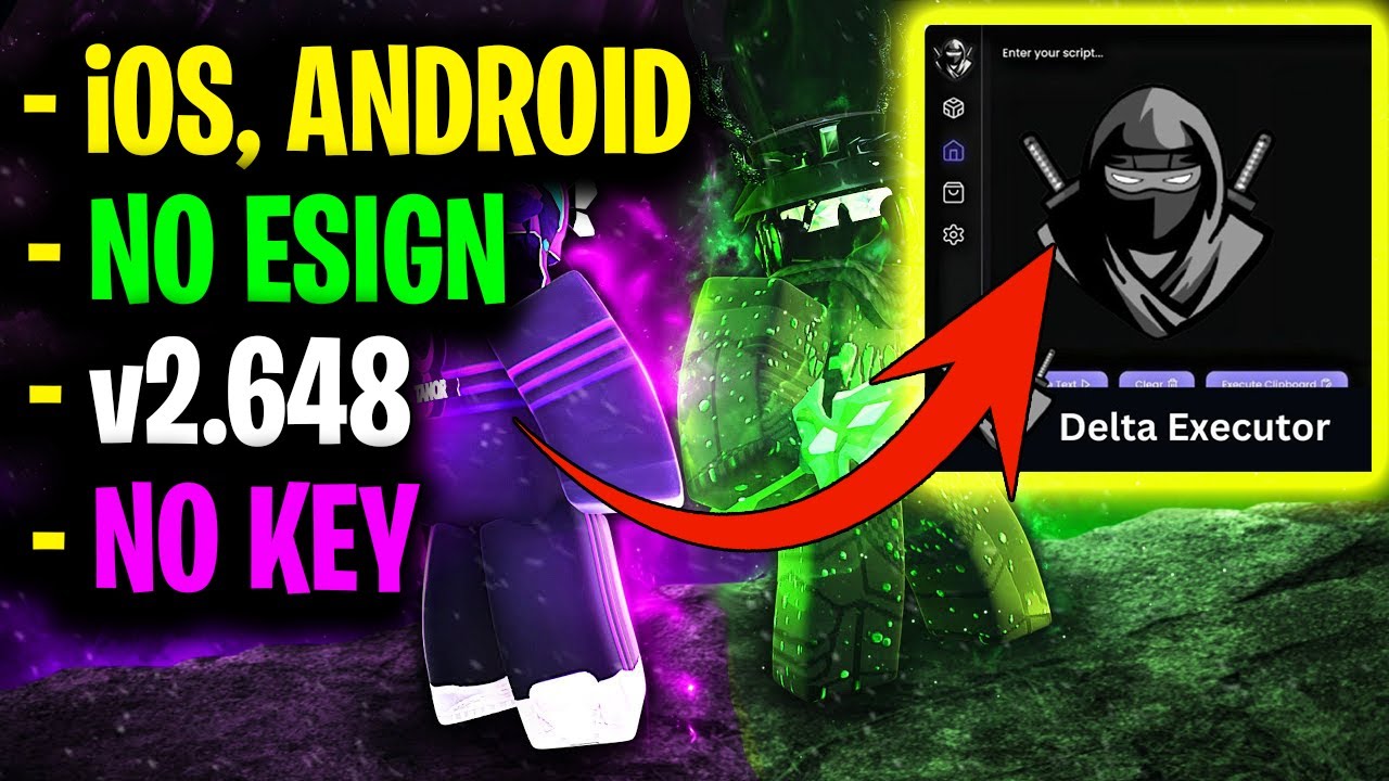 Delta Executor for Roblox iOS NO Key 🔥Roblox Script Executor Mobile ...