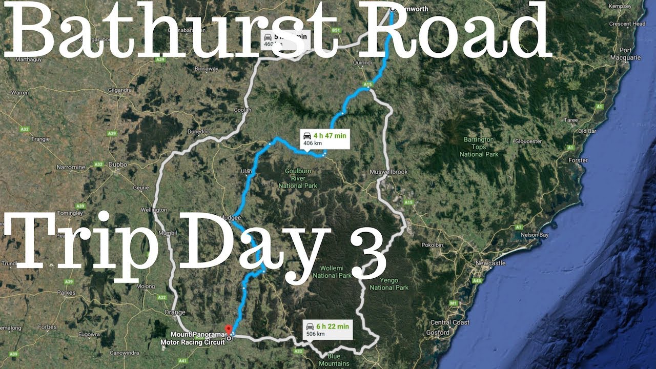 Bathurst Road Trip - Tamworth to Bathurst - Via Back Roads and Mountain ...