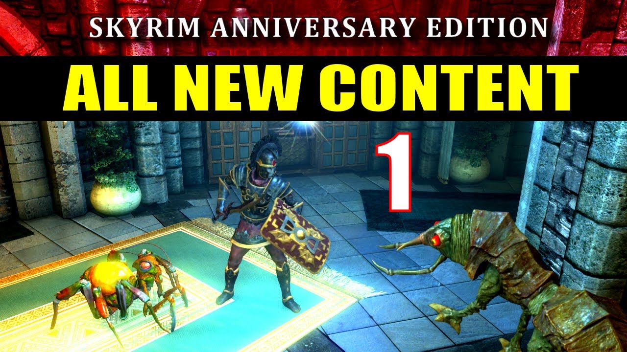 Skyrim Anniversary Edition DLC Walkthrough - ALL NEW CONTENT Challenge ...