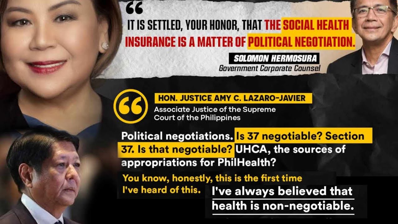 I've always believed that health is NON-NEGOTIABLE by Associate Justice ...