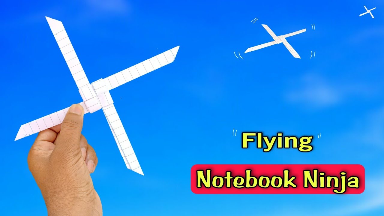 notebook boomrang ninja, flying paper ninja star, best returnable ninja ...