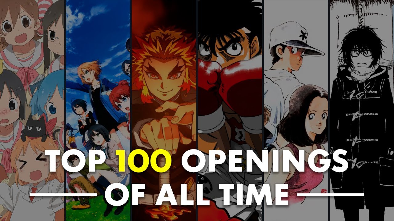 My Top 100 Anime Openings of All Time - YouTube