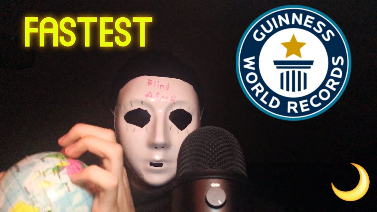 ASMR FASTEST TAPPING - BLIND ASMR - YouTube