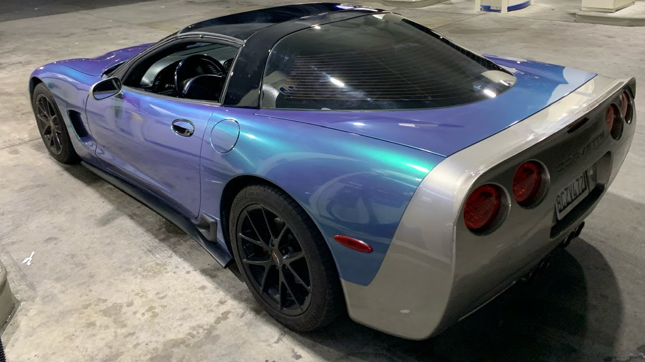 Wrapping my C5 Corvette: This is a sick A$$ color shift - YouTube