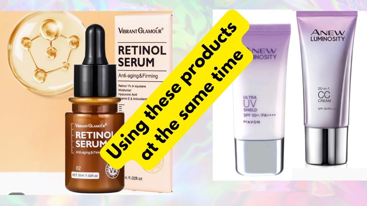 Retinol serum & Avon ( time to sit and do my makeup) - YouTube