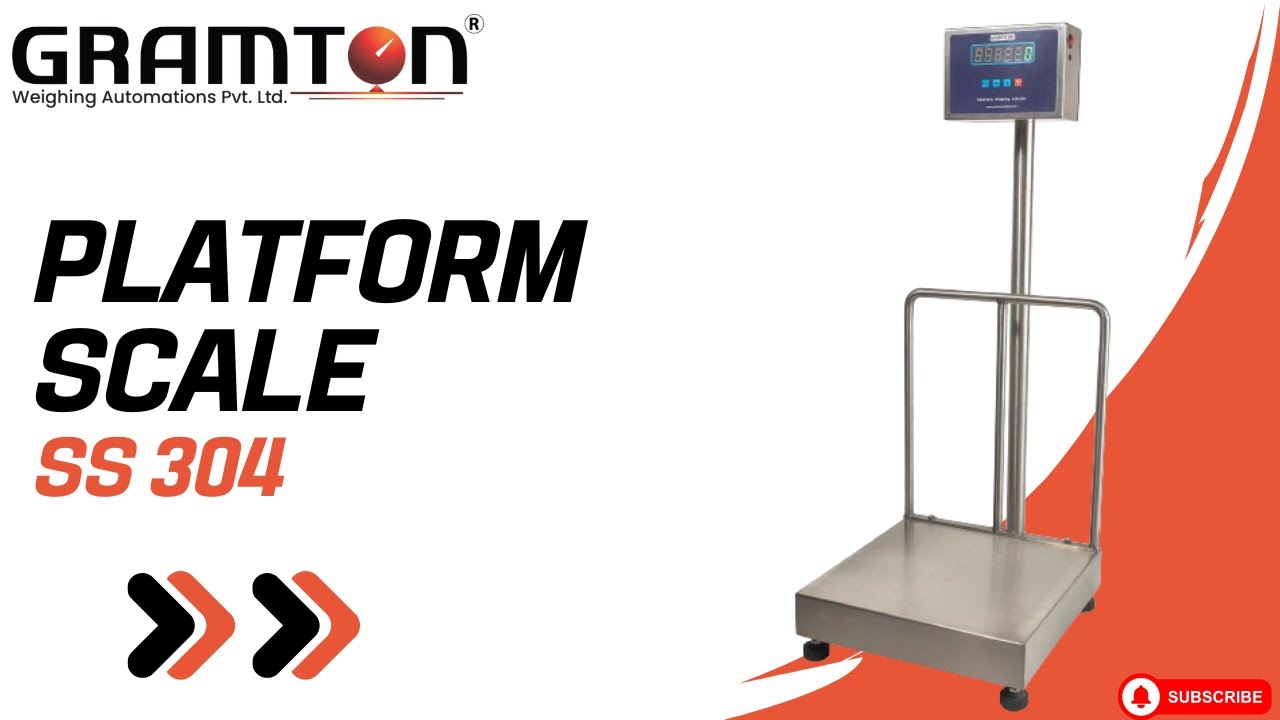 Platform Scale SS 304. - YouTube