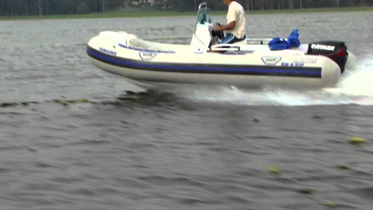 Bote inflável Remar RM 4.60F - Motor de 60HP E-TEC - YouTube