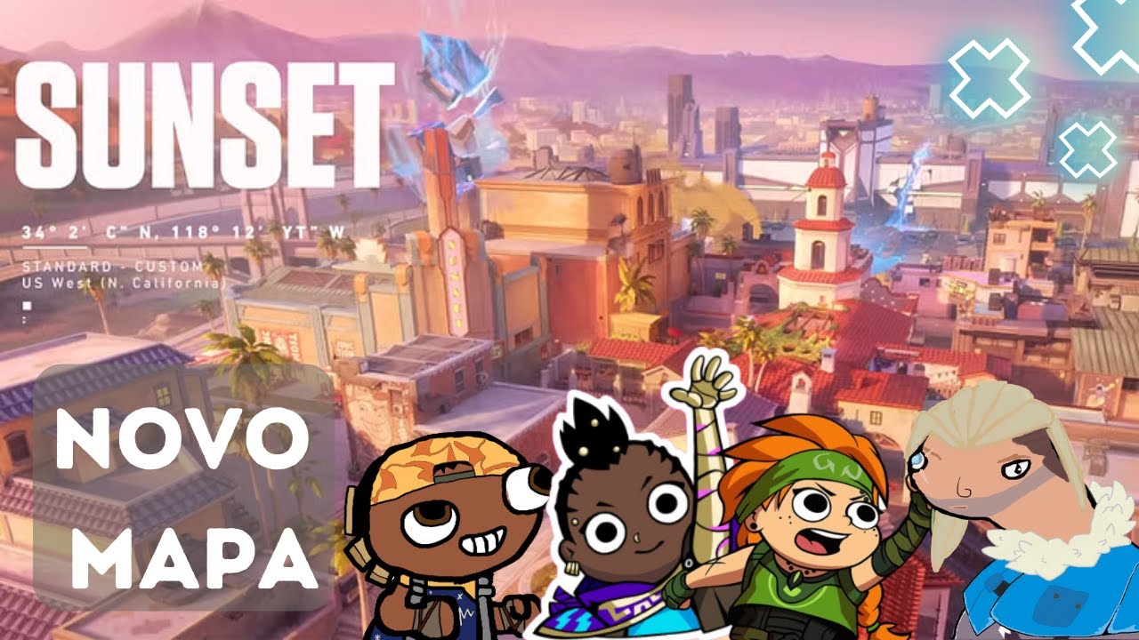 JOGANDO O NOVO MAPA SUNSET - VALORANT ( GAMEPLAY PC PT-BR) - YouTube