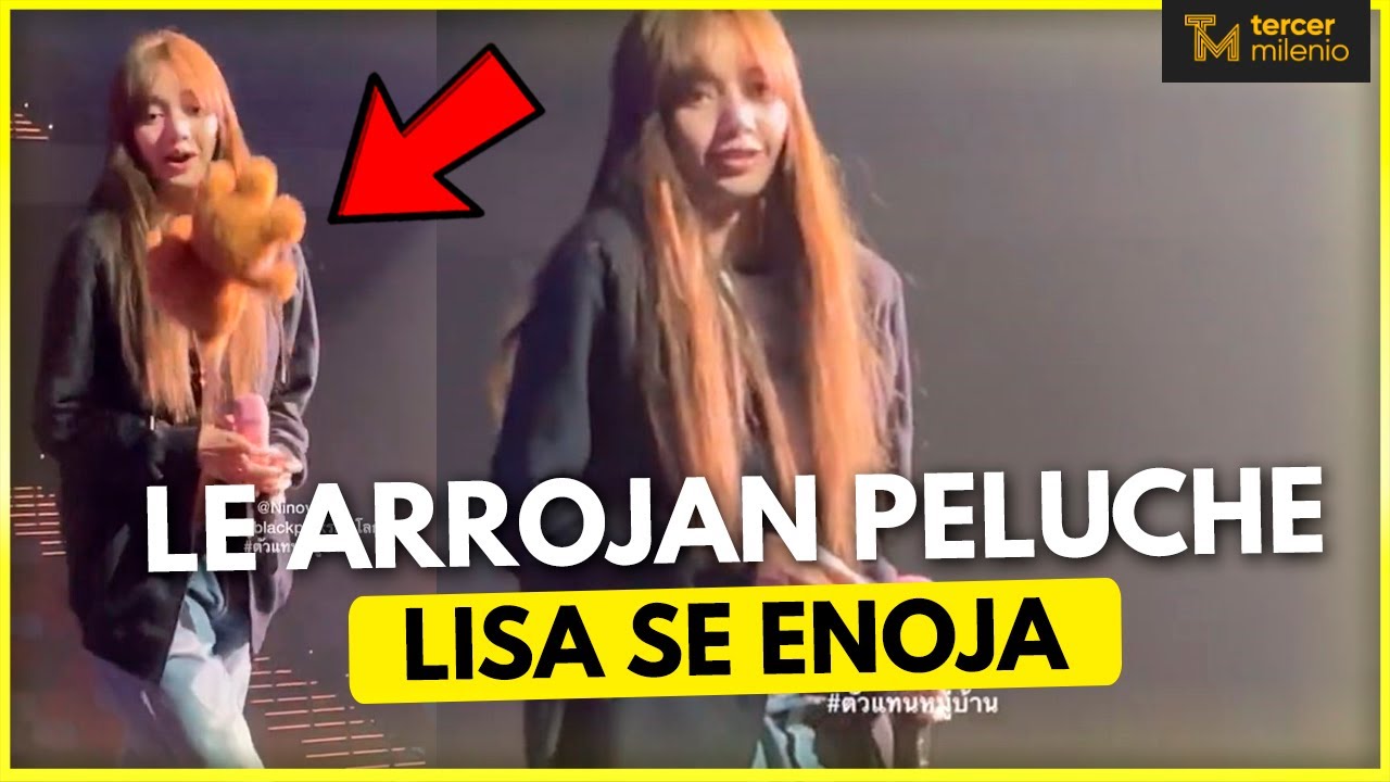REACCIÓN DE LISA ES VIRAL LUEGO QUE FANÁTICO LE ARROJE UN PELUCHE - YouTube