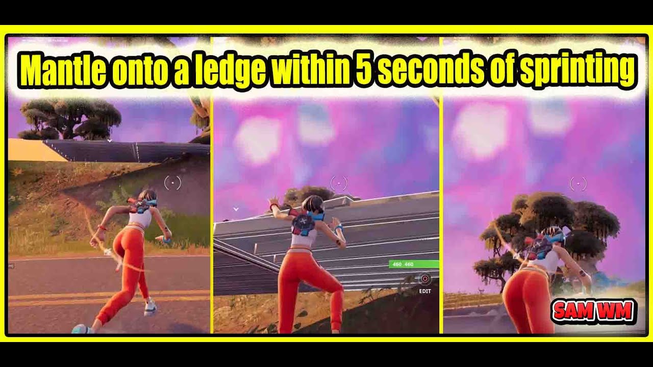 Mantle onto a ledge within 5 seconds of sprinting Fortnite Quests Guide ...