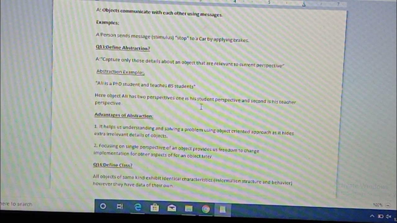 cs304 midterm preparation 2022/important short notes lec 1 to 4 - YouTube