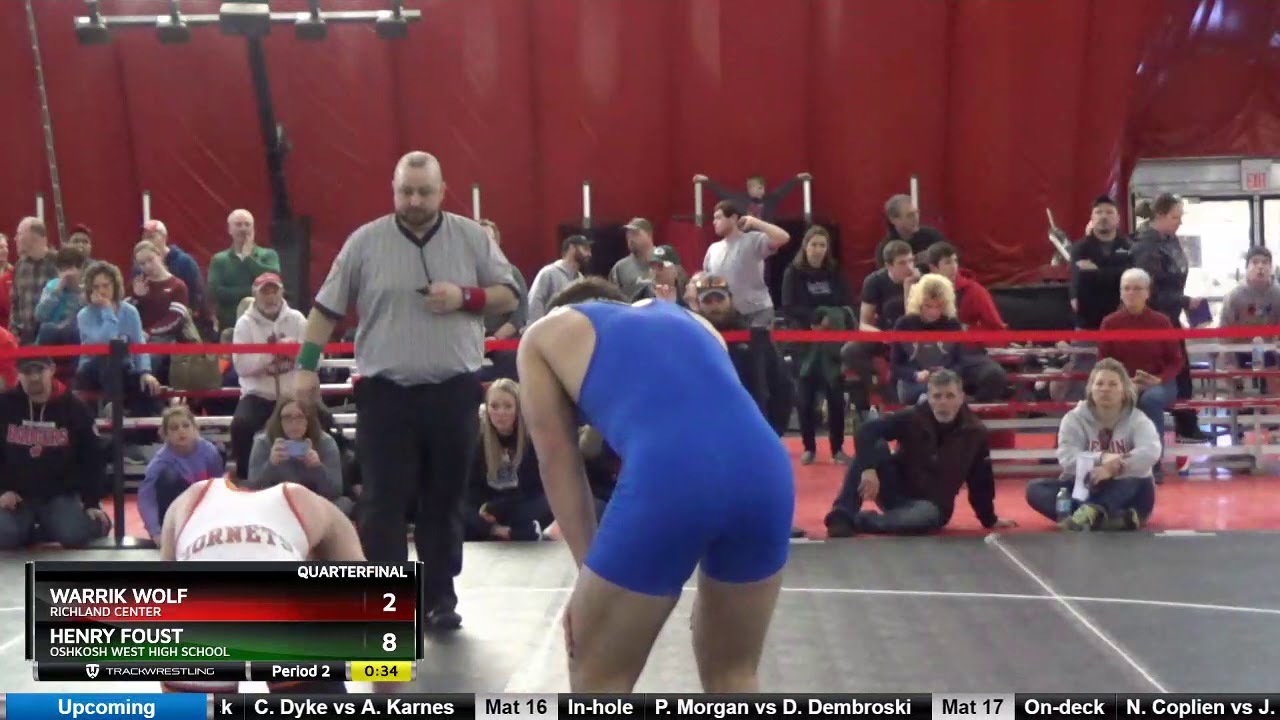 Cadet 145 Warrik Wolf Richland Center Vs Henry Foust Oshkosh West High ...