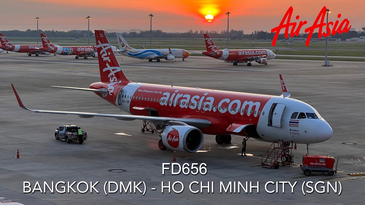 4K TRIP REPORT | AIR ASIA Airbus A320 | Economy Class | Bangkok DMK ...