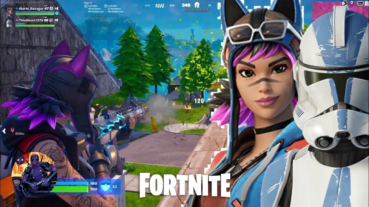 Fortnite Renegade Lynx & More Gameplay With ThisGhost1379! (PS5) - YouTube