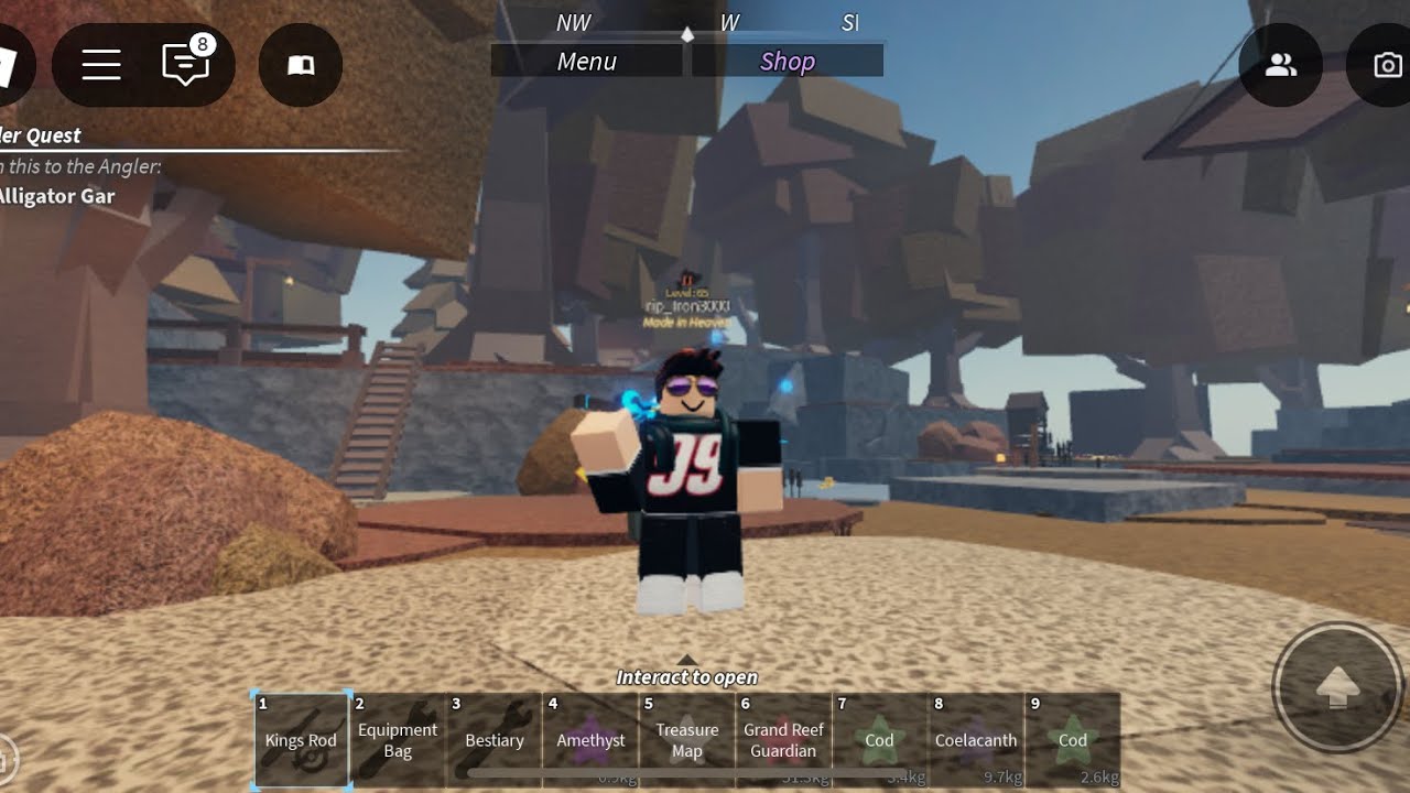 How to get the Kings rod in fisch - YouTube