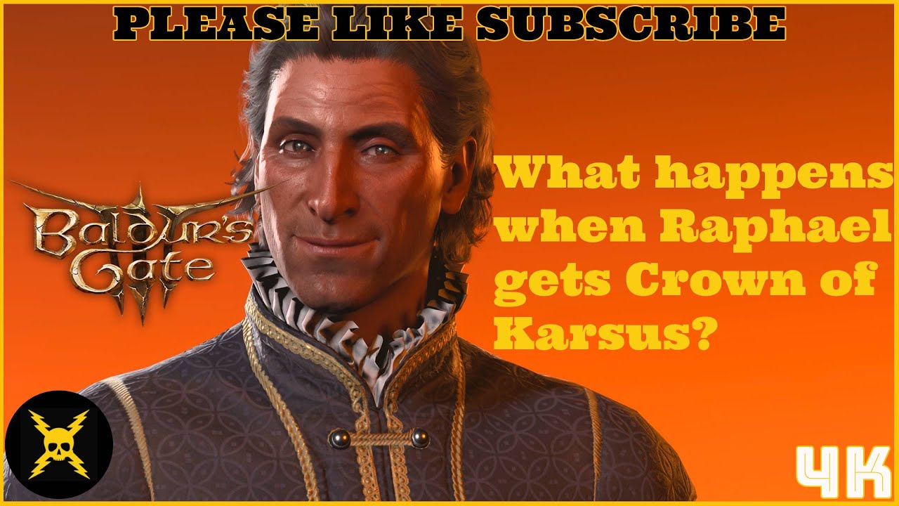 Baldur's Gate 3: What happens when Raphael gets Crown of Karsus? - YouTube
