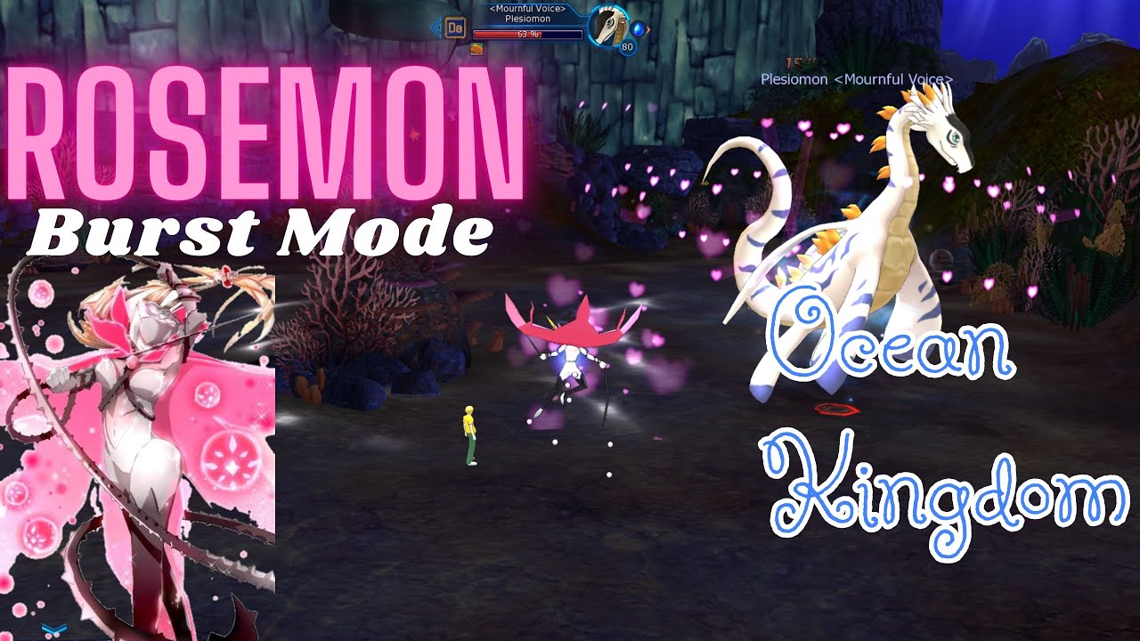 Digimon Masters: Rosemon Burst Mode 🤍 - VS - Ocean Kingdom (Dungeon ...