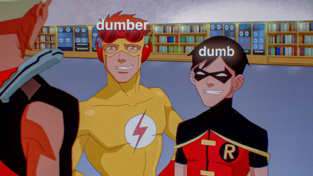 robin and kid flash being chaotic together - YouTube