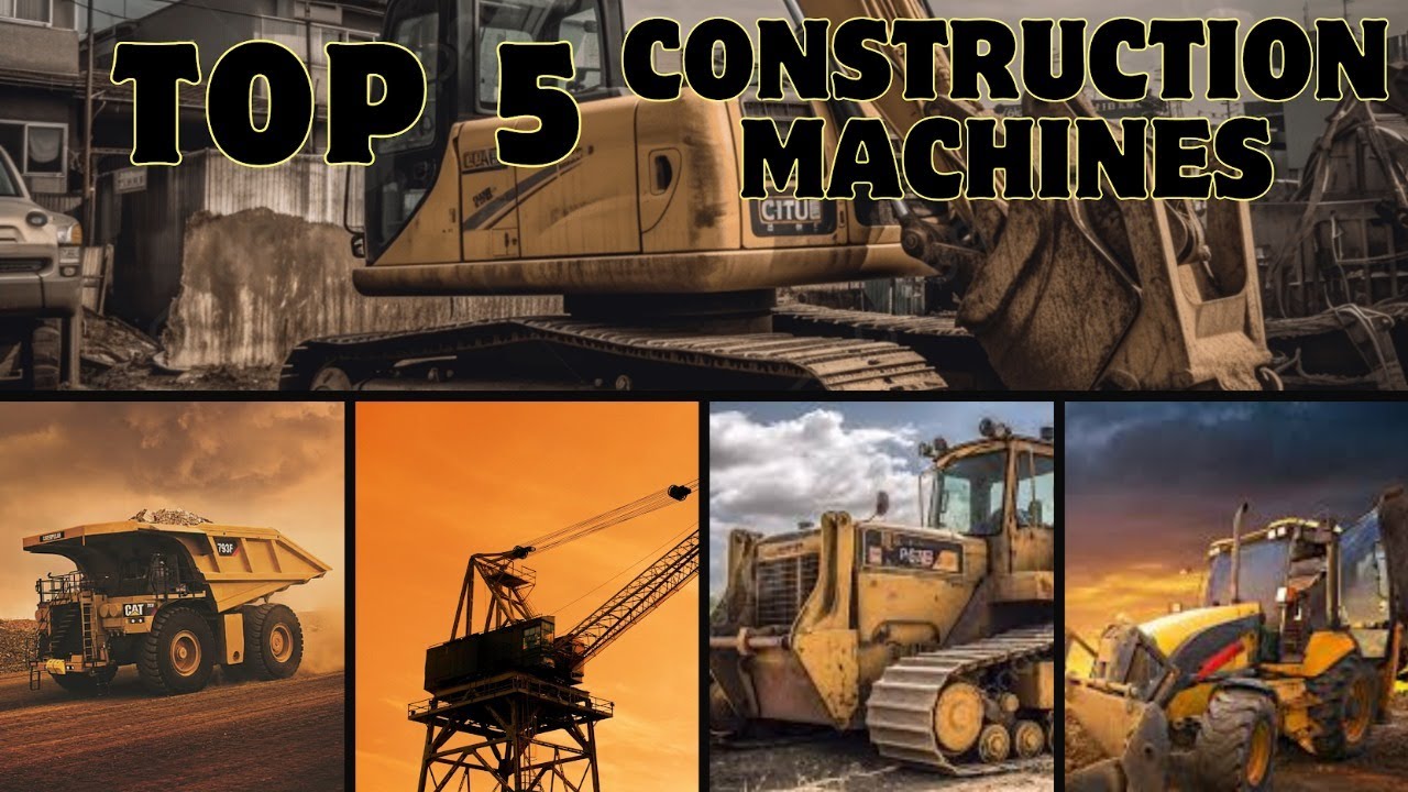 Top 5 Most Essential Construction Machines in 2024 | Biggest Machines ...