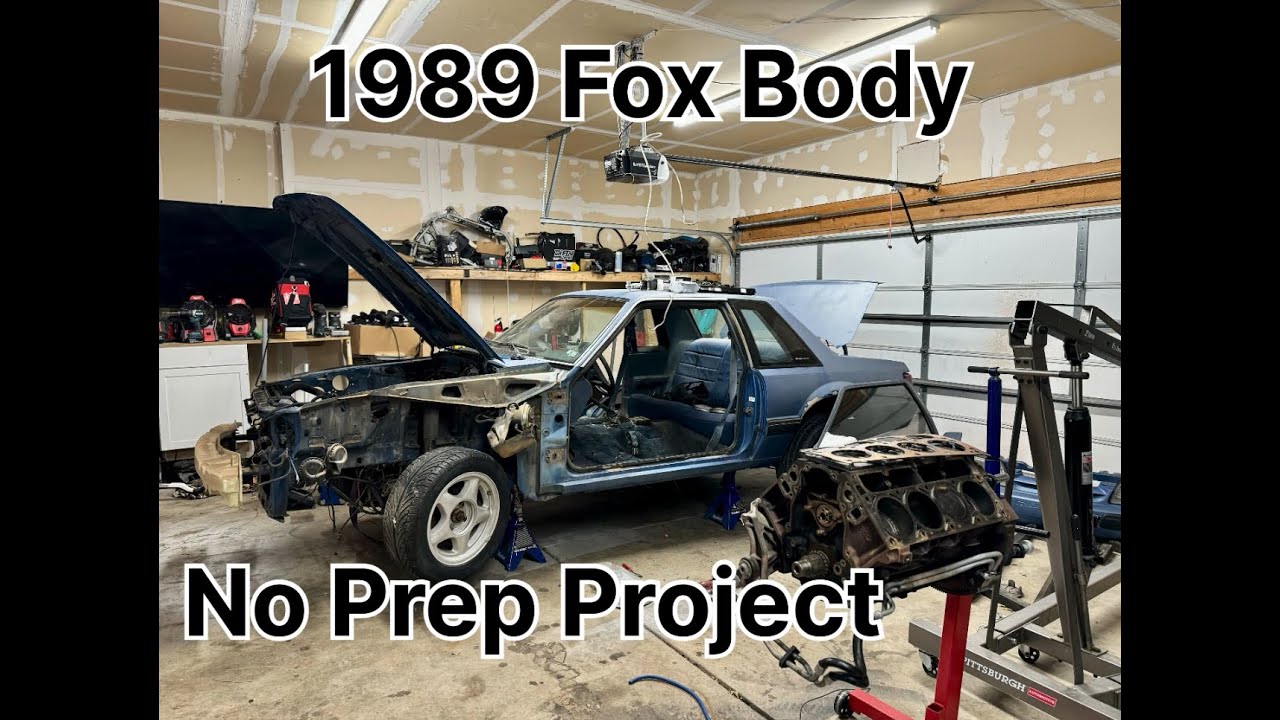 Inspecting and planning my LS swap Fox Body No Prep Project!!! - YouTube