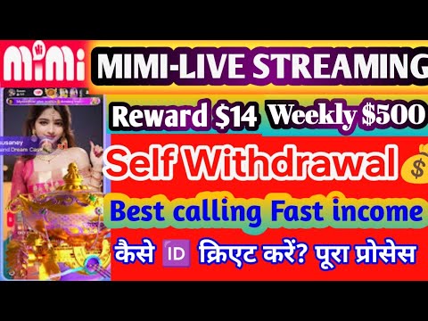 #Mimi #Live #Streaming app best call fast income Complete process # ...