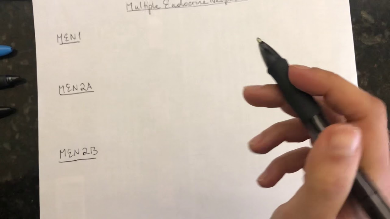 Mnemonic - easy way to remember MEN1, MEN2A, MEN2B - YouTube