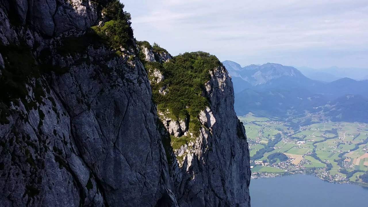 Traunstein ferrata; Austria - YouTube