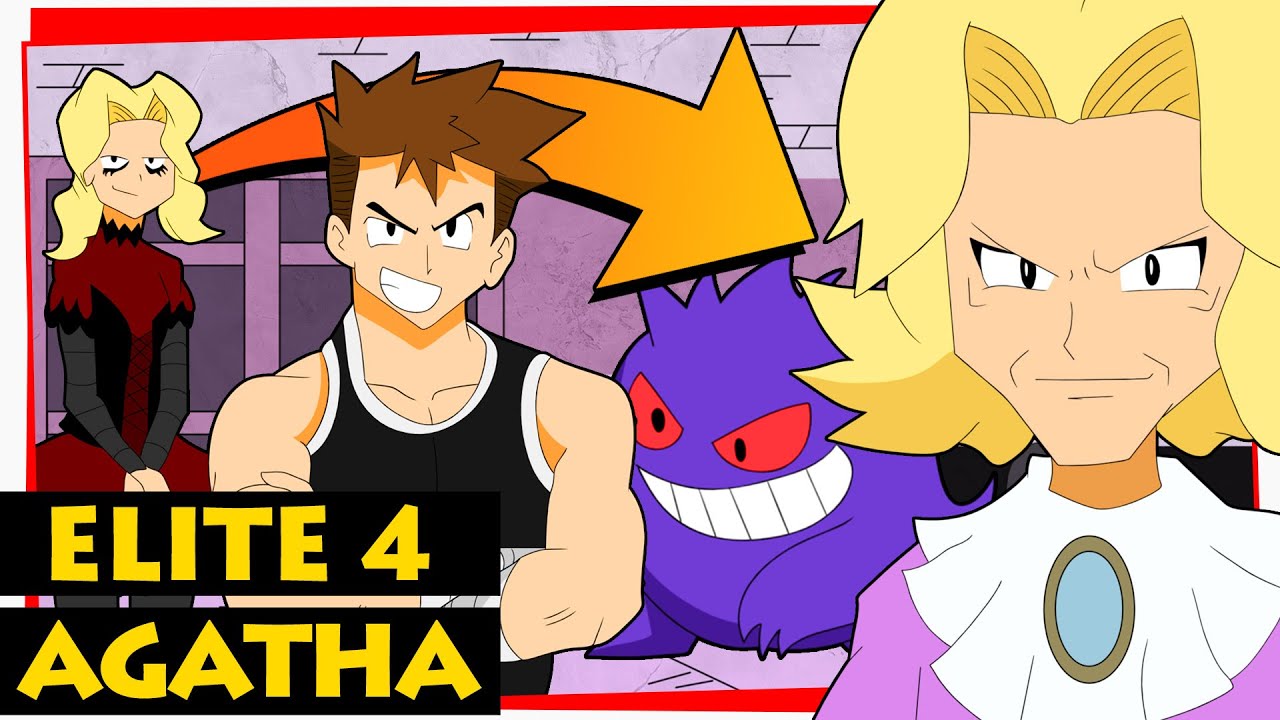 ☠️ AGATHA Pokémon LEAGUE 👻 Pokemon Red 46 - YouTube